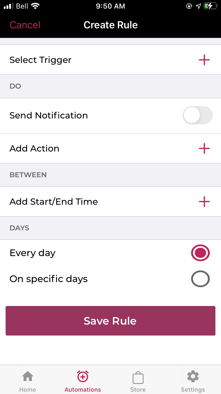 Motion Notification – Swidget