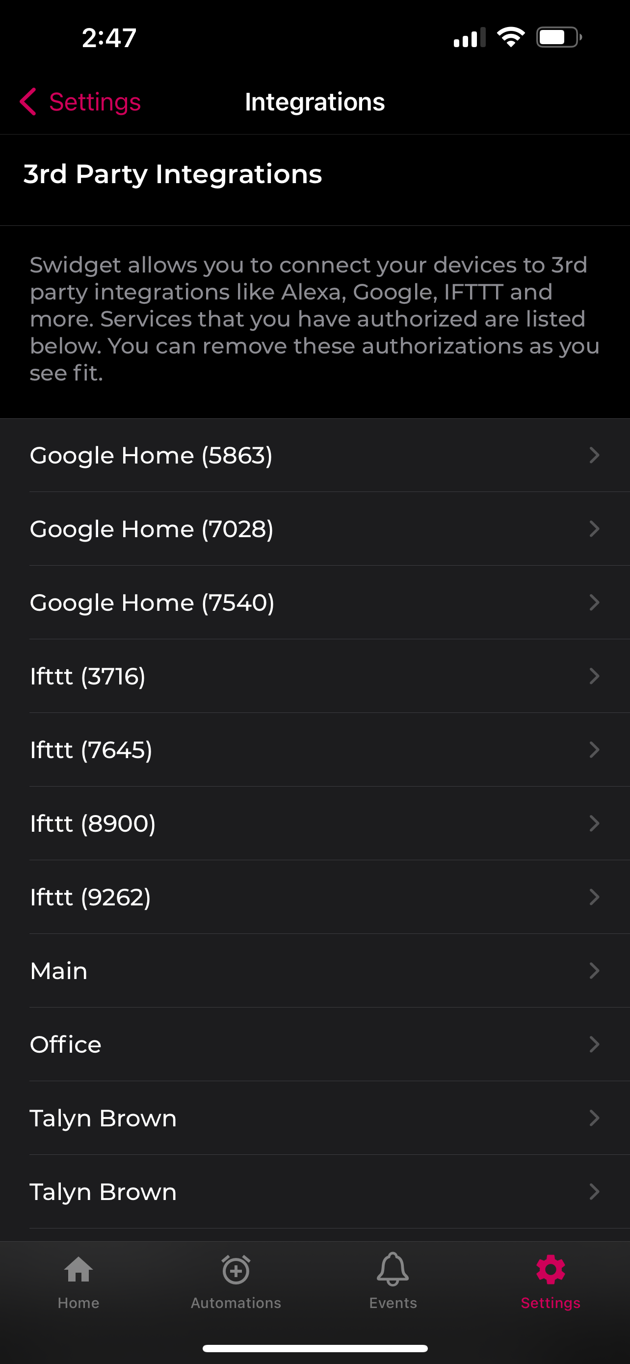 Authorizing 3rd Party Integrations – Swidget